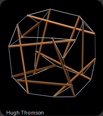 Spatial Geometrix: Tensegrity: Cube Geometrix